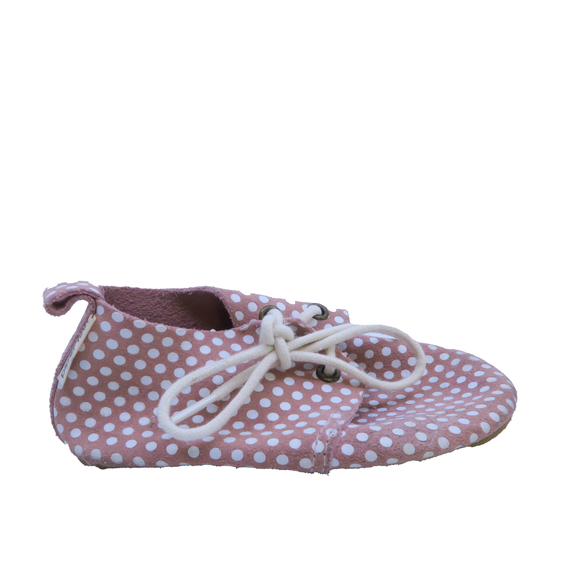 Piper & Finn | Shoes | Piper Finn Girls Pink White Polka Dots Shoes ...